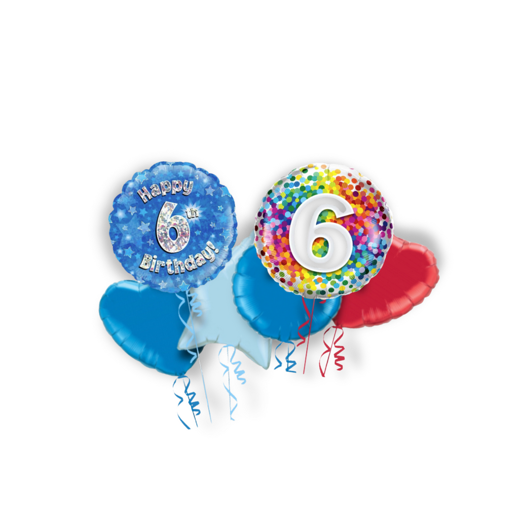 Order 6th Birthday Balloons Bouquet | Same Day Balloons