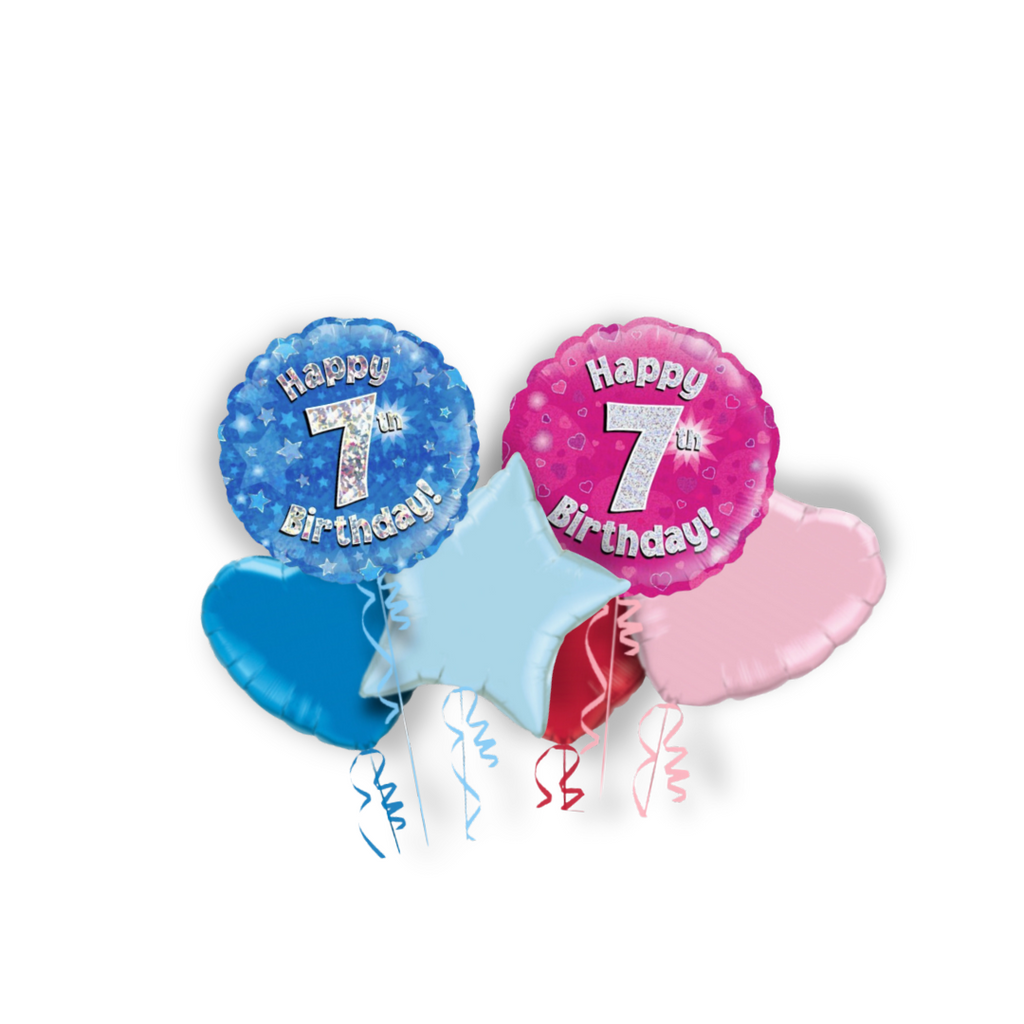 Buy Balloons Bouquet for 7th Birthday | Deliver Sydney