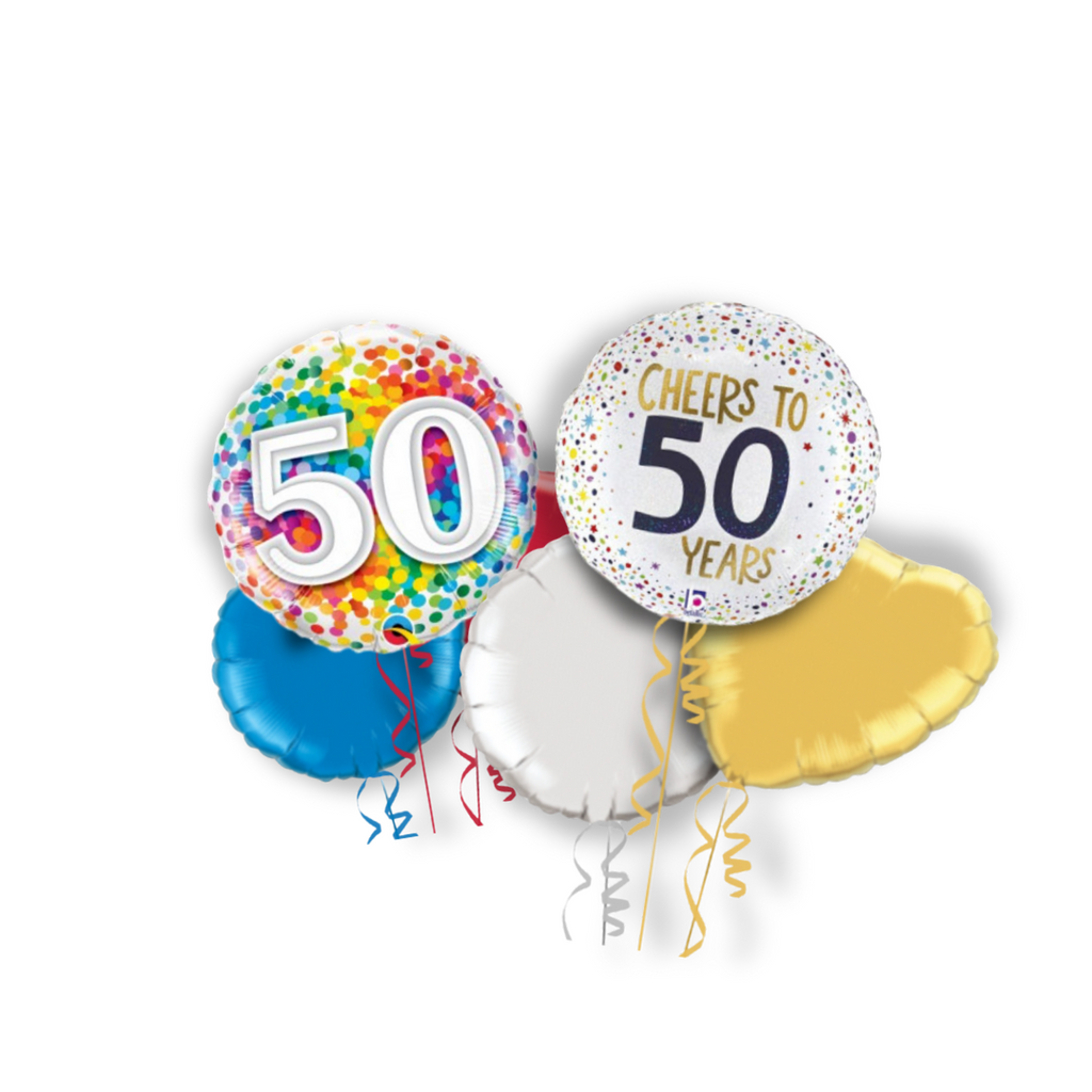 Buy 50th Birthday Balloons Online | Fast Delivery Sydney