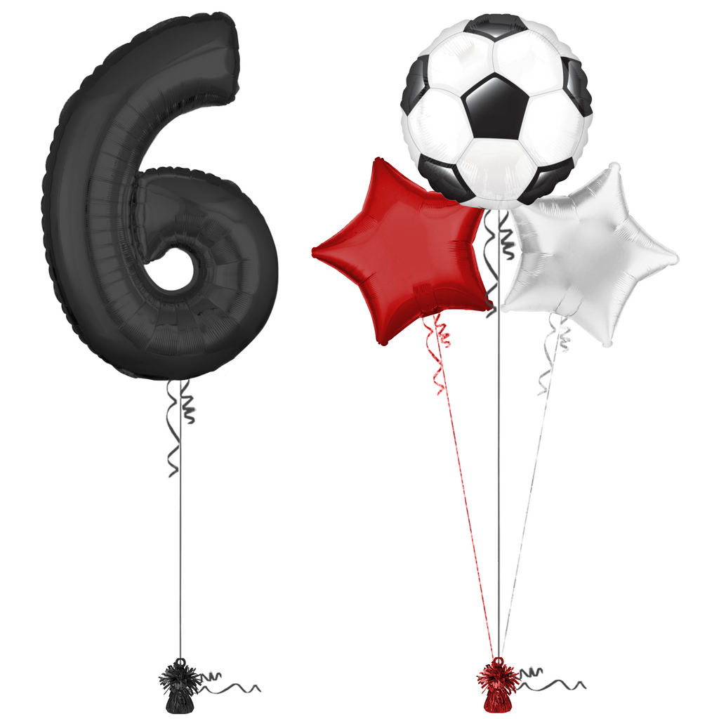 Kickoff 6th Birthday Balloon Bouquet Set – Balloon Town