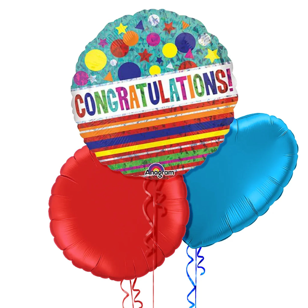 Colourful Congratulations Balloon Bouquet