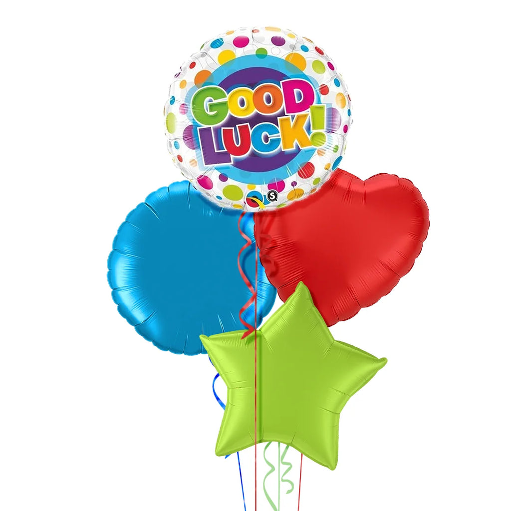 Order Good Luck Dot Balloon Bouquet to Cheer Them