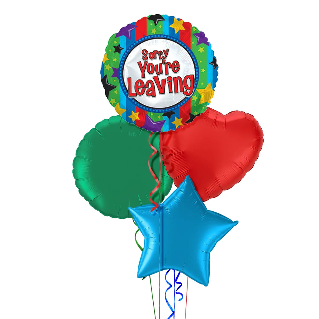 Shop Sorry You're Leaving Colourful Balloon Bouquet