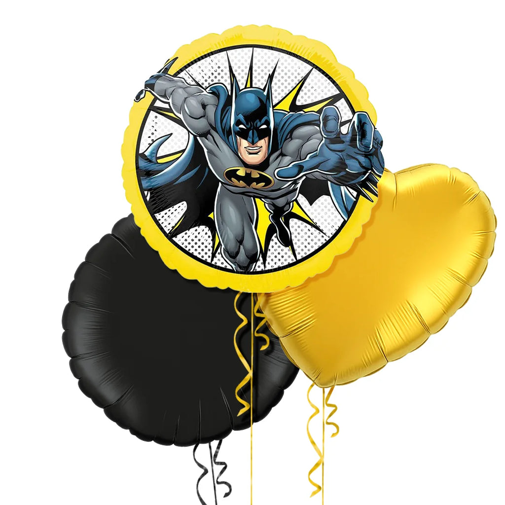 Batman Balloon Bouquet | Heroic Party Vibes, Order Now!