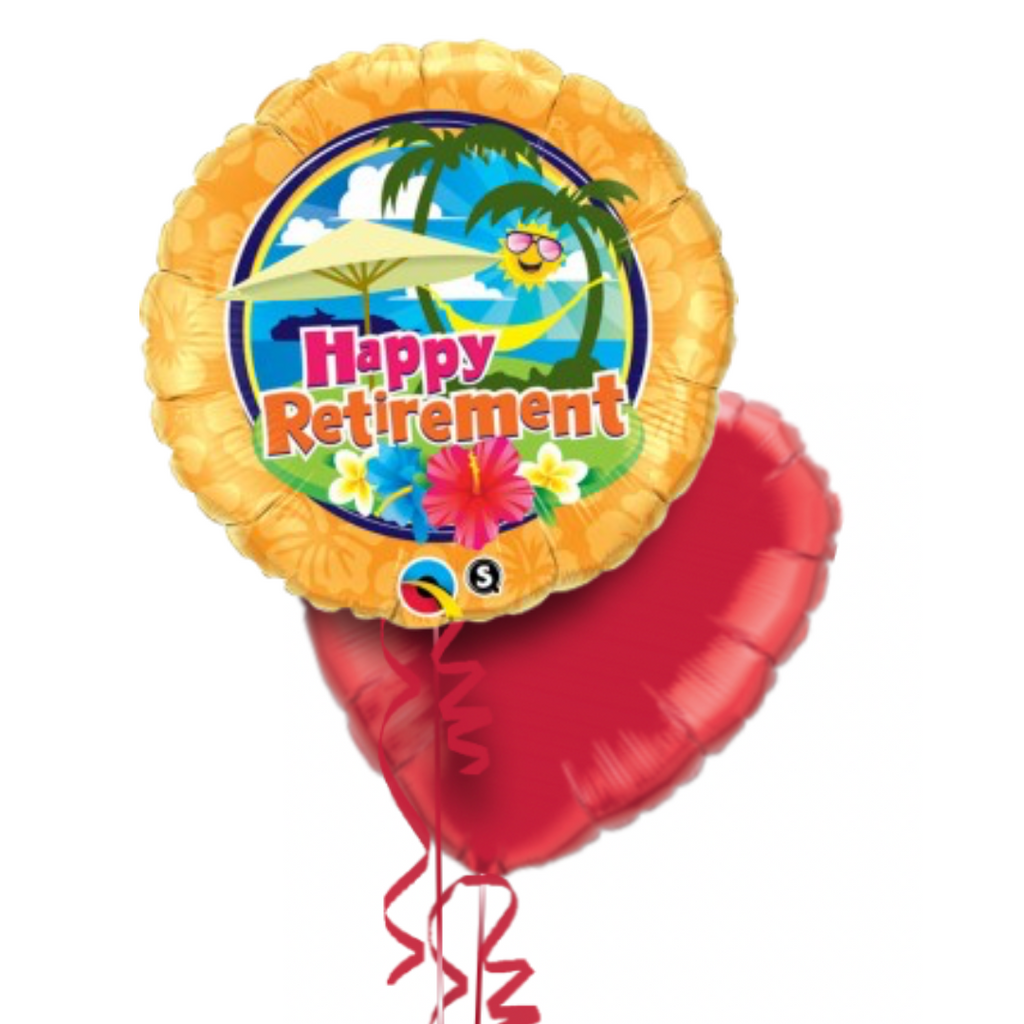 Exotic Happy Retirement Balloon Bouquet – Balloon Town