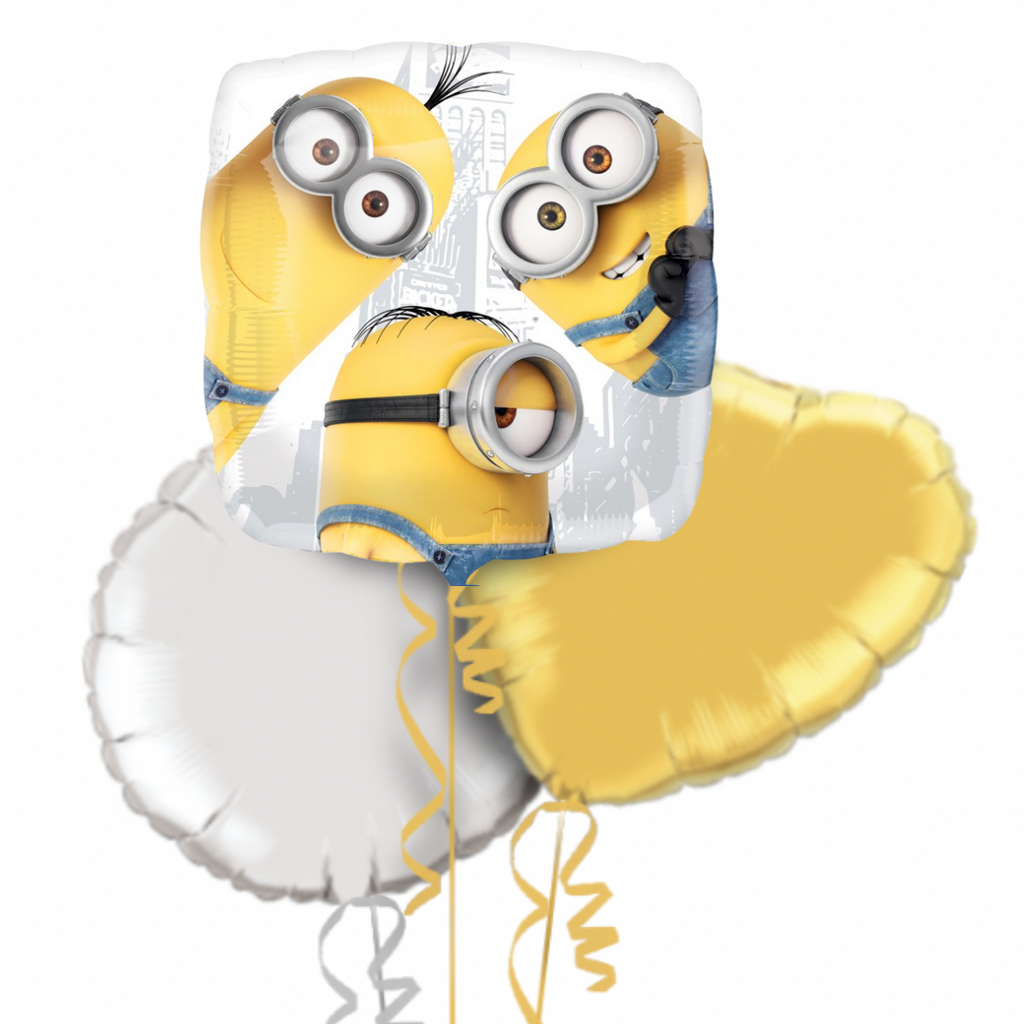 Despicable Me Minion Foil Balloon Bouquet – Balloon Town