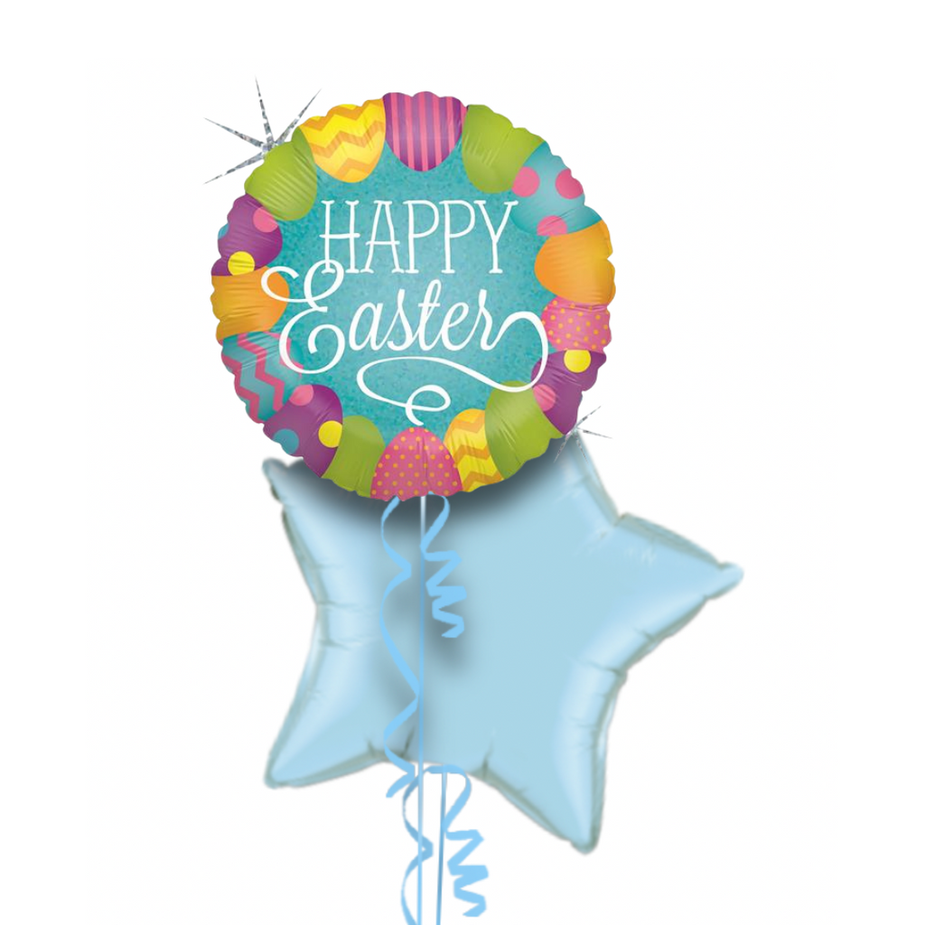 Happy Easter Colourful Eggs Balloon Bouquet – Balloon Town