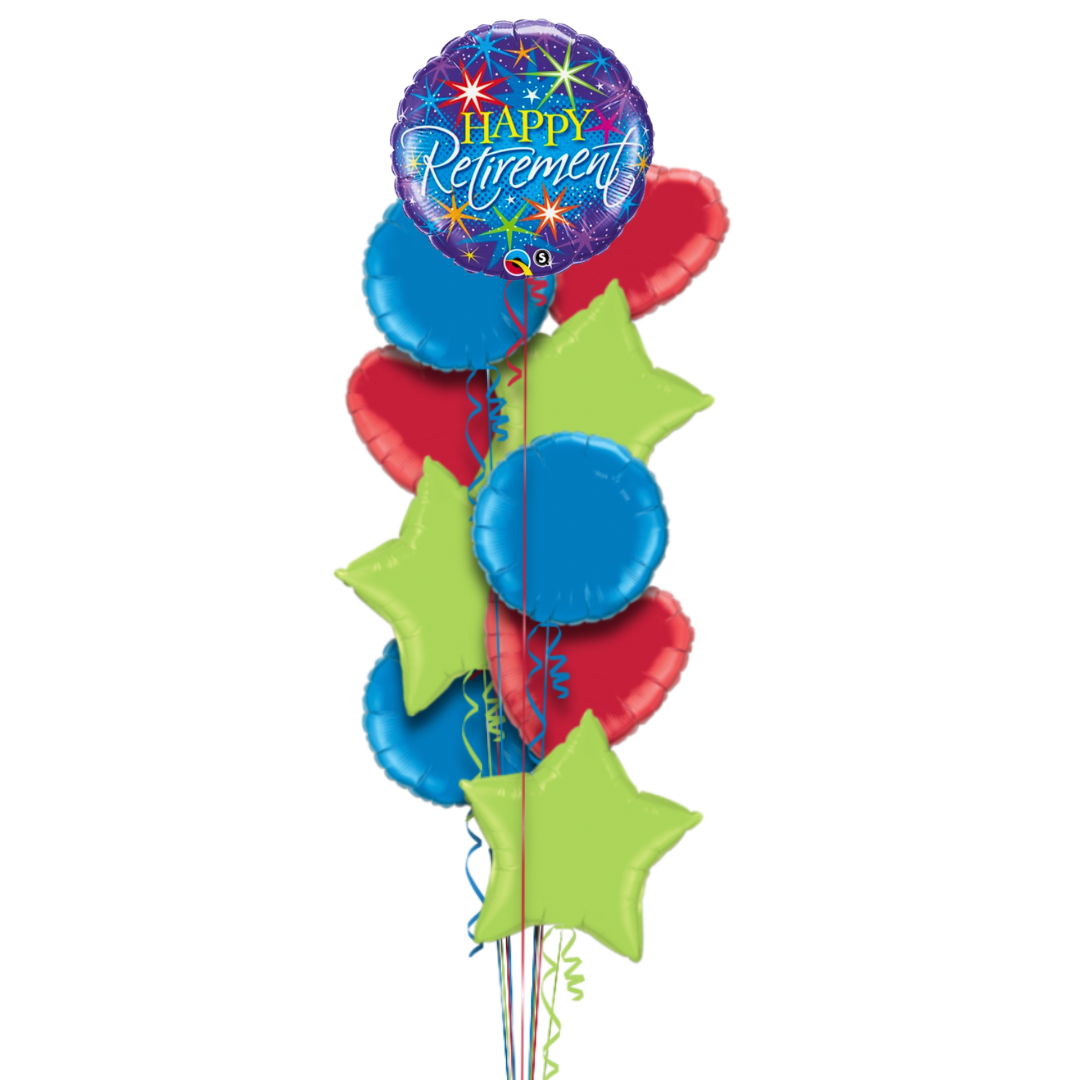 Happy Retirement Balloon Bouquet – Balloon Town