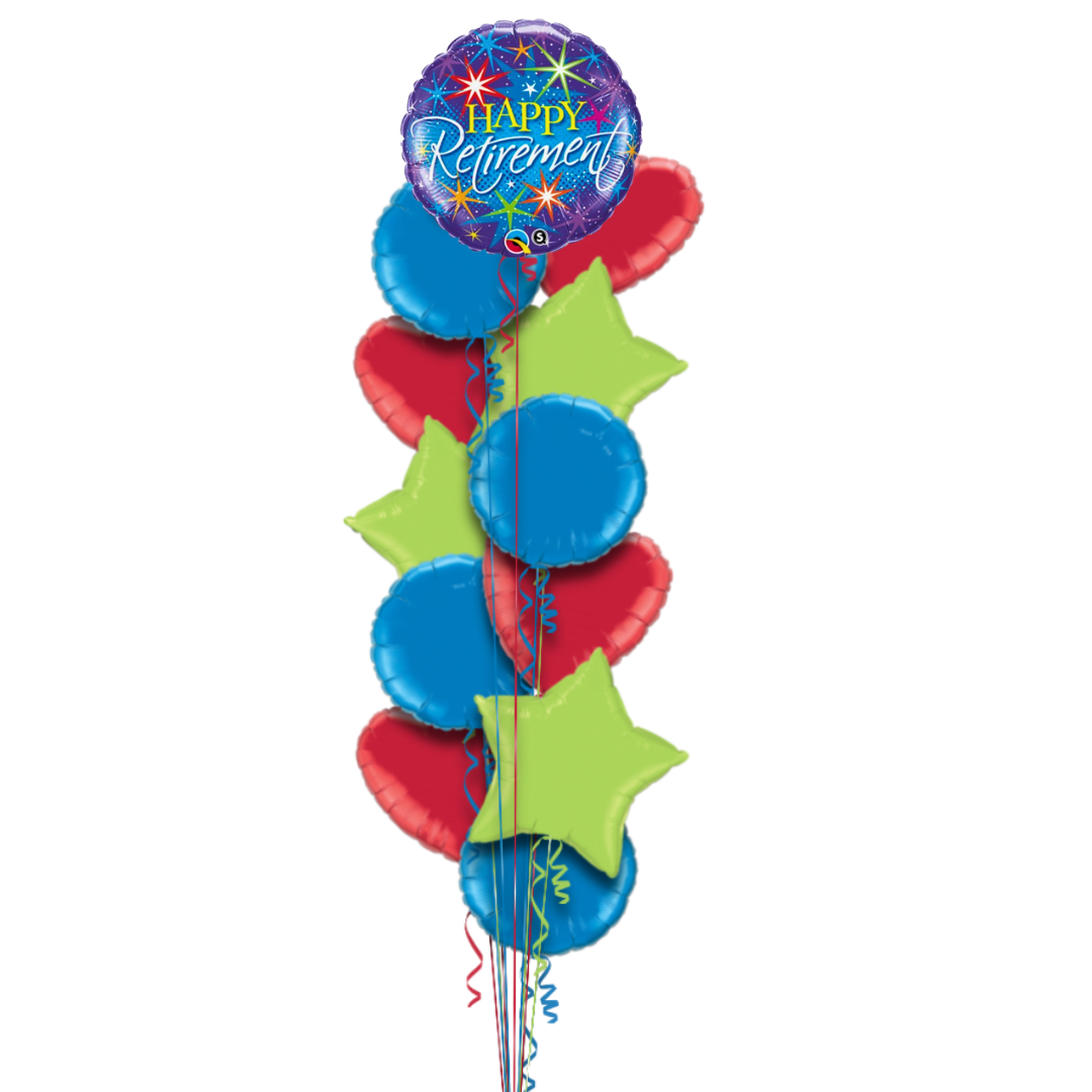 Happy Retirement Balloon Bouquet – Balloon Town